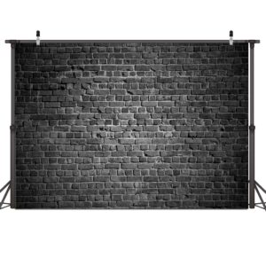 dudaacvt 7x5ft black brick wall photography backdrop brick backdrop vintage theme stone brick background baby birthday party decoration photo booth studio props