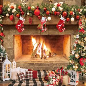 dudaacvt 8x8ft christmas photography backdrops christmas fireplace decoration background family party birthday baby shower decoration photo booth props d469