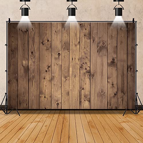 Rustic Wood Backdrop for Party 10x8ft Fabric Wooden Backdrops for Birthday Party Background Wood Backdrop for Photography Wooden Wall Backdrop for Wedding Photos Wooden Floor Backdrop Wood Background