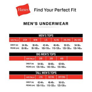 Hanes Men's Cotton Tank Undershirts Pack, Moisture-Wicking Ribbed Tanks, lightweight, White 6-pack, Medium