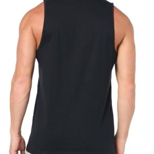 Amazon Essentials Men's Regular-Fit Tank Top, Black, Large