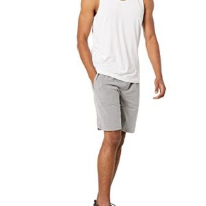 Amazon Essentials Men's Tech Stretch Tank T-Shirt, White, Large