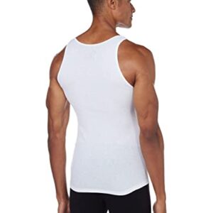 Hanes Ultimate Men's 7-Pack ComfortSoft Tank, White, Large