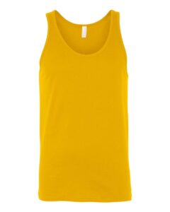 bella canvas unisex jersey tank,gold,l