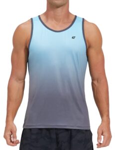 ezrun men's tank tops quick dry workout swim beach shirts sleeveless shirts for bodybuilding gym fitness training