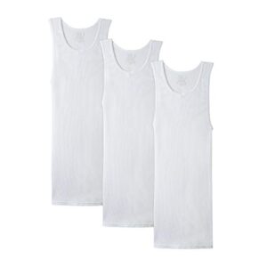 fruit of the loom men's tall tag-free undershirts, big man-tank-3 pack, 3x-large