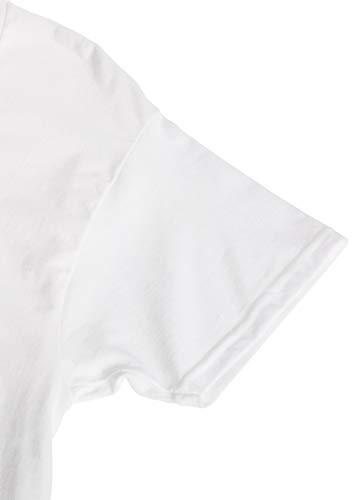 Hanes Mens Cotton, Moisture-wicking V-neck Tee Undershirts, Multiple Packs And Colors, White, Large US