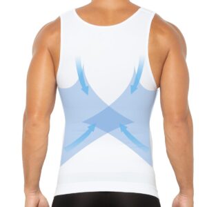 Arjen Kroos Men's Compression Shirt Slimming Body Shaper Tank Top Undershirts Tummy Shapewear