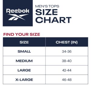 Reebok Men’s Undershirts – Soft Breathable A-Shirt Tank Top (3 Pack), Size Large, All White