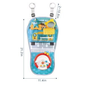 Baby car toys with steering wheel center for play and kick (Car)