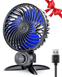 usb desktop fan portable desktop small fan plugable computer cooling fan multi-speed mute mini fan large wind usb powered fan for office home dormitory bedroom desktop personal fan usb computer fan