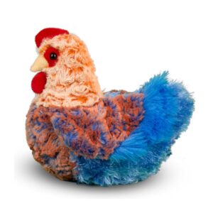 Douglas Henrietta Blue Lace Hen Chicken Plush Stuffed Animal