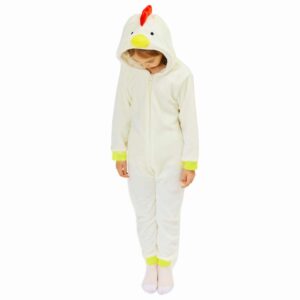 cosusket chicken oneise pajamas child halloween costume age 2-14