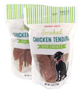 trader joe's smoked chicken tenders dog treats (2 pack)