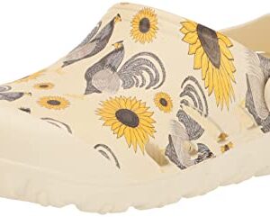 Western Chief Easies Eva Clogs for Women Offers Comfortable Ankle Strap, Synthetic Insole, and Slip-On Style Rooster 9 M