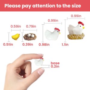 Chicken Shoe Charms Girls Decoration: Cute Chick Shoe Accessories for Clog Funny DIY Animal Shoes Matching for Party Birthday Gifts(10pcs)