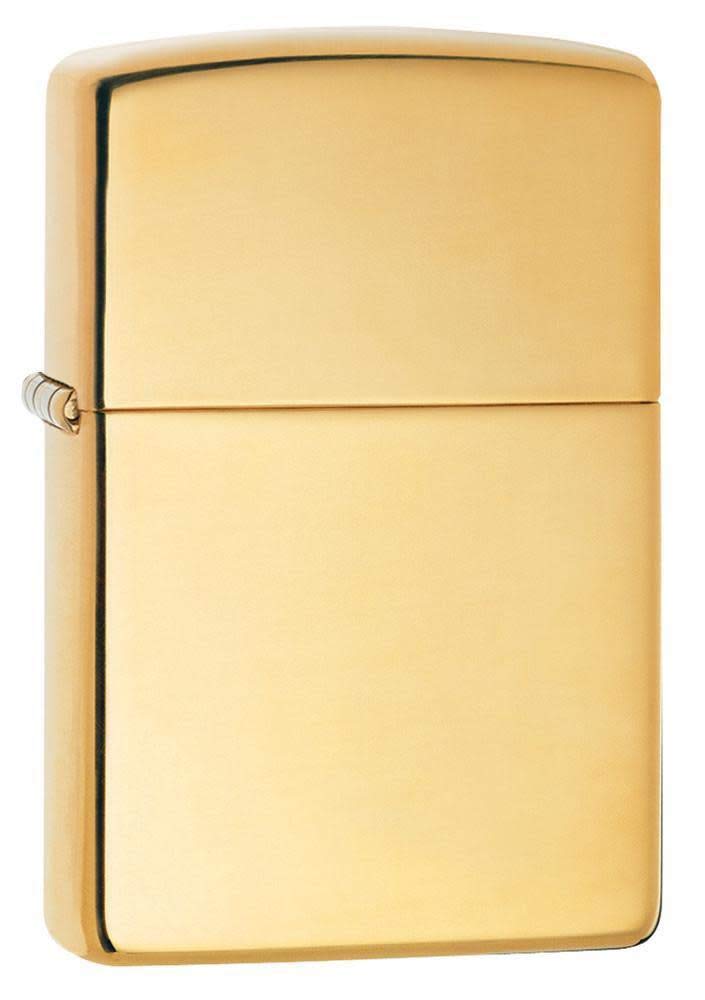 Zippo 254B High Polish Brass Pocket Lighter