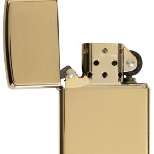 Zippo 254B High Polish Brass Pocket Lighter