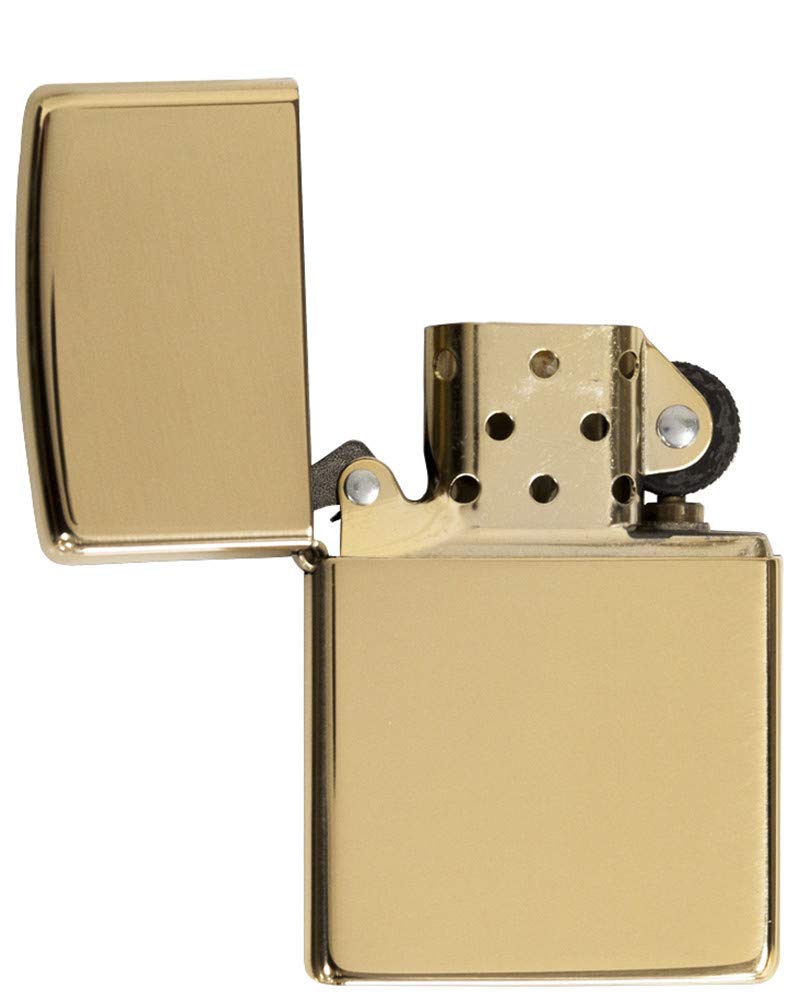 Zippo 254B High Polish Brass Pocket Lighter