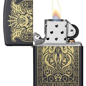 Zippo 29965 Monster Design Black Matte Pocket Lighter