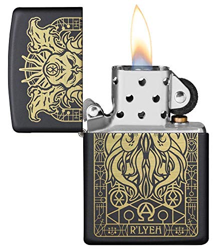 Zippo 29965 Monster Design Black Matte Pocket Lighter