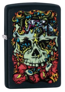 zippo dead inside design black matte pocket lighter