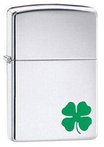 zippo bit o' luck pocket lighter, high polish chrome, one size (24007)