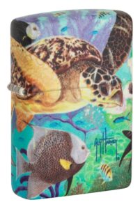 zippo guy harvey 540 design glow in the dark pocket lighter