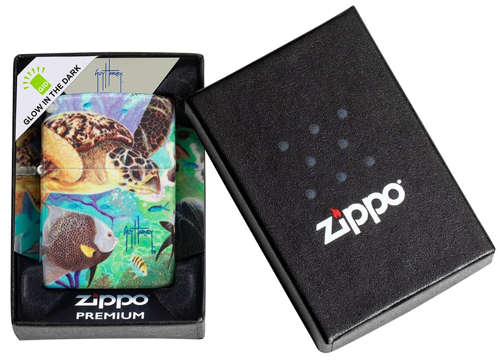 Zippo Guy Harvey 540 Design Glow in The Dark Pocket Lighter