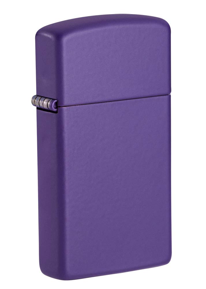 Zippo Slim Purple Matte Pocket Lighter