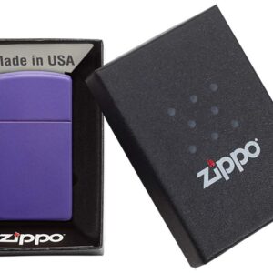 Zippo Slim Purple Matte Pocket Lighter