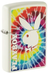 zippo playboy tie-dye glow in the dark pocket lighter