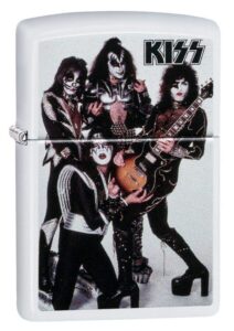 zippo kiss pocket lighter, white, one size