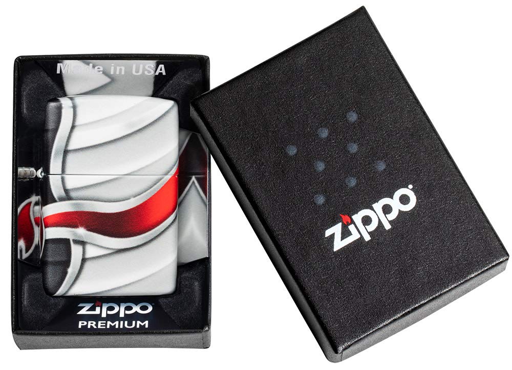 Zippo Flame Logo Design 540 Color Pocket Lighter, Black, One Size