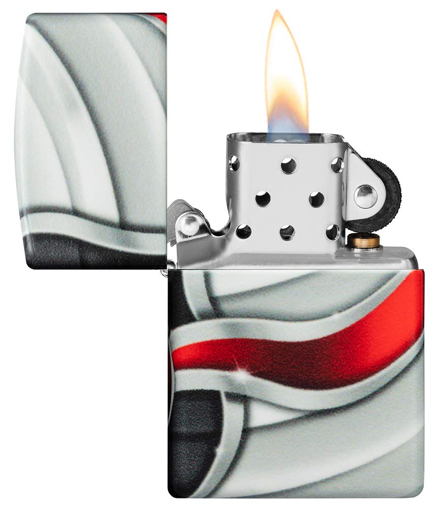 Zippo Flame Logo Design 540 Color Pocket Lighter, Black, One Size