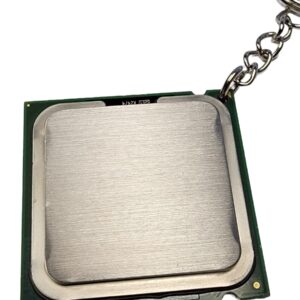 TekJuic The Ultimate Geek Accessory - Recycled CPU Processor Keychain Made from Reclaimed Computer Parts