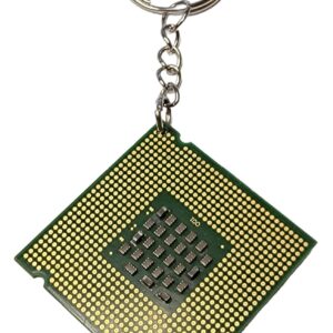 TekJuic The Ultimate Geek Accessory - Recycled CPU Processor Keychain Made from Reclaimed Computer Parts