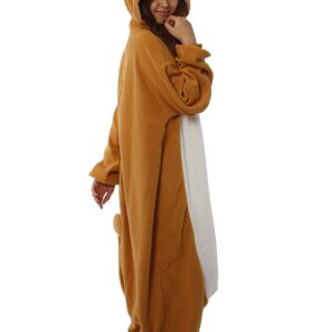 SAZAC San-X Licensed Rilakkuma Kigurumi - Onesie Jumpsuit Halloween Costume (X-Large)