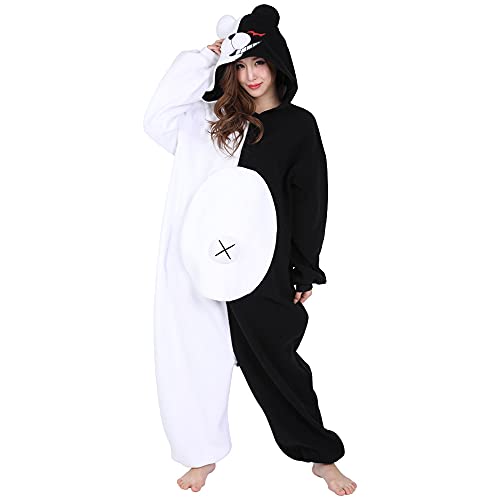 SAZAC Kigurumi - Danganronpa - Monokuma - Onesie Jumpsuit Halloween Costume - Adult One Size Fits All