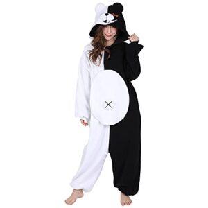 SAZAC Kigurumi - Danganronpa - Monokuma - Onesie Jumpsuit Halloween Costume - Adult One Size Fits All