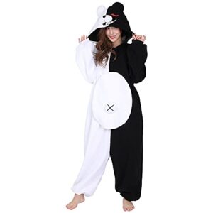 SAZAC Kigurumi - Danganronpa - Monokuma - Onesie Jumpsuit Halloween Costume - Adult One Size Fits All