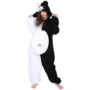 SAZAC Kigurumi - Danganronpa - Monokuma - Onesie Jumpsuit Halloween Costume - Adult One Size Fits All