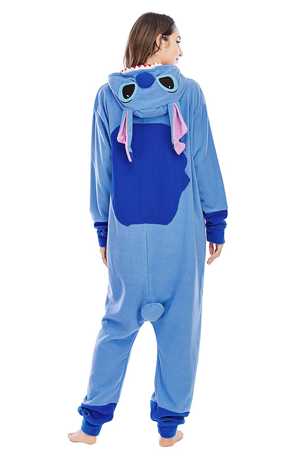 Etoson Onesie Cosplay Halloween Costume Unisex Animal Pajama,Blue,M