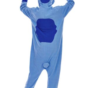 Etoson Onesie Cosplay Halloween Costume Unisex Animal Pajama,Blue,M