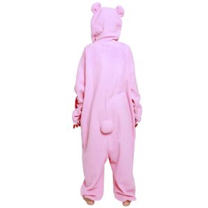 SAZAC Gloomy Bear Kigurumi - Onesie Jumpsuit Halloween Costume (Pink)