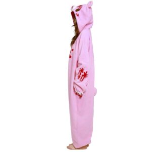 SAZAC Gloomy Bear Kigurumi - Onesie Jumpsuit Halloween Costume (Pink)