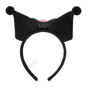 Kuromi Soft Plush Fabric Cosplay Headband