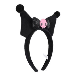 Kuromi Soft Plush Fabric Cosplay Headband