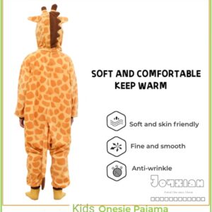 Joyxiam Kids Onesie Animal One Piece Pajamas Halloween Christmas Cosplay Costume Cartoon Pjs (4T)