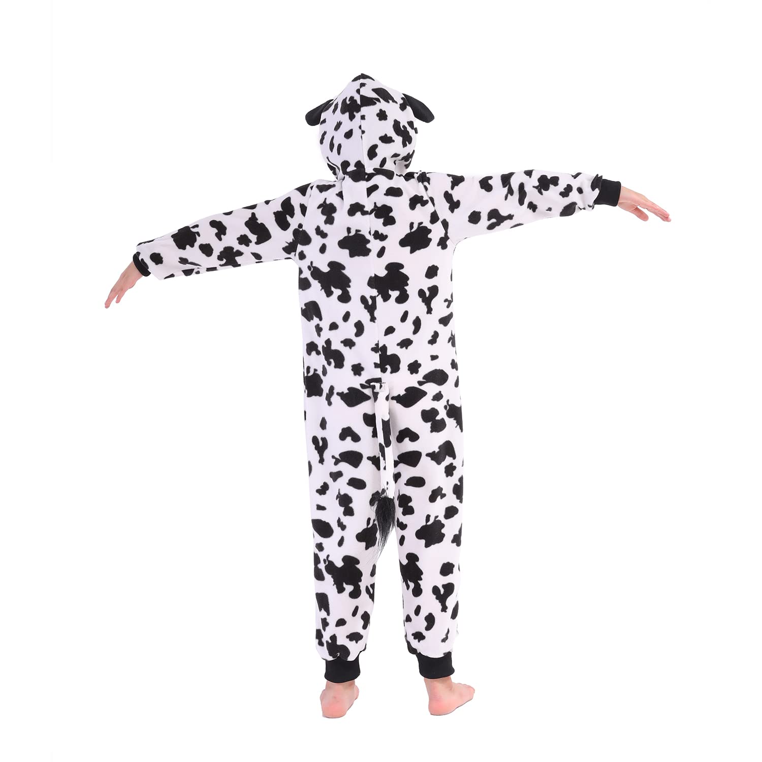 Sincere Party Fleece Cow Onesie Costume for Kids 2XL(12-14)